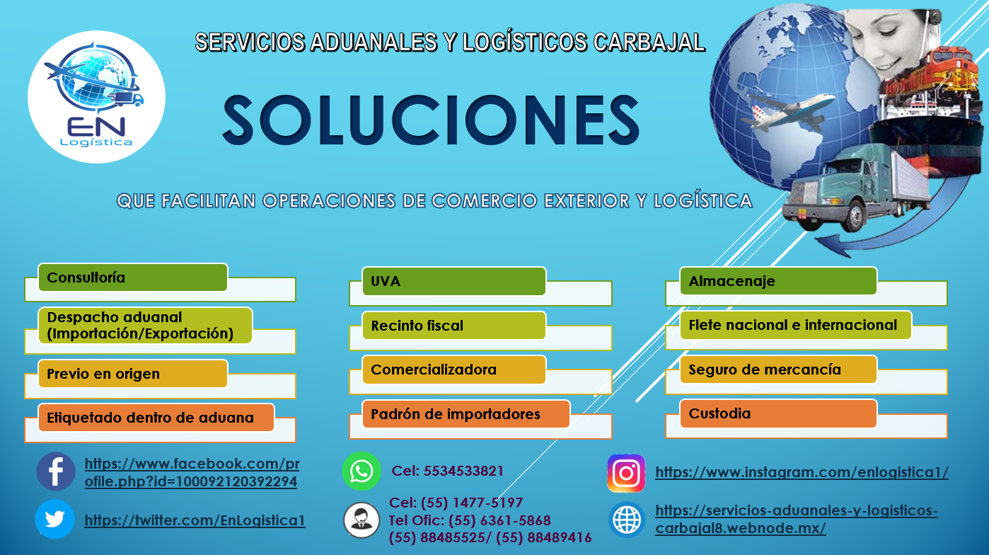 SERVICIOS ADUANALES Y LOGISTICOS CARBAJAL SERVICIOS ADUANALES Y LOGISTICOS CARBAJAL